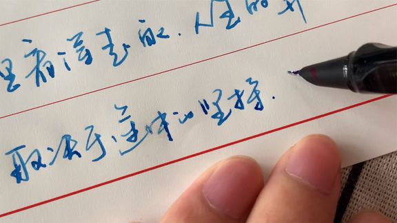 百看不厌的硬笔行书,书法功力太稳了,赏心悦目!