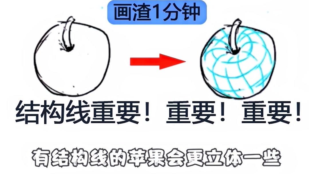 画人体没体积没厚度?结构线不可忽略!