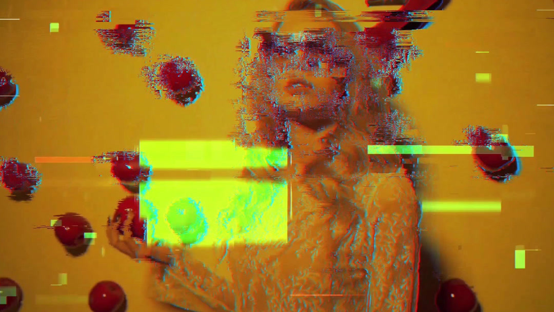 AE模板-画面失真毛刺效果的故障转场过渡