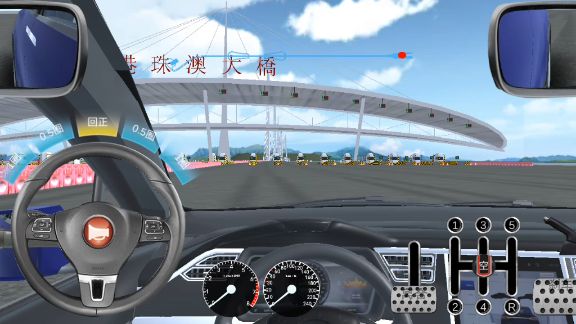 模拟驾驶,妙宝用特斯拉mode x es,挑战了港珠澳大桥,剪辑不好