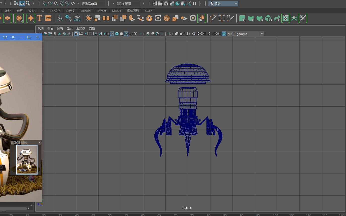 MAYa模型の机器人制作part(1)