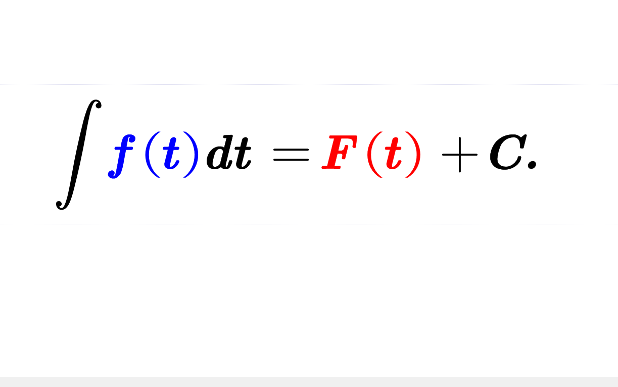 不定积分系统课程