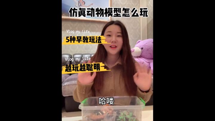 ❗️❗️仿真动物模型的5种早教玩法
