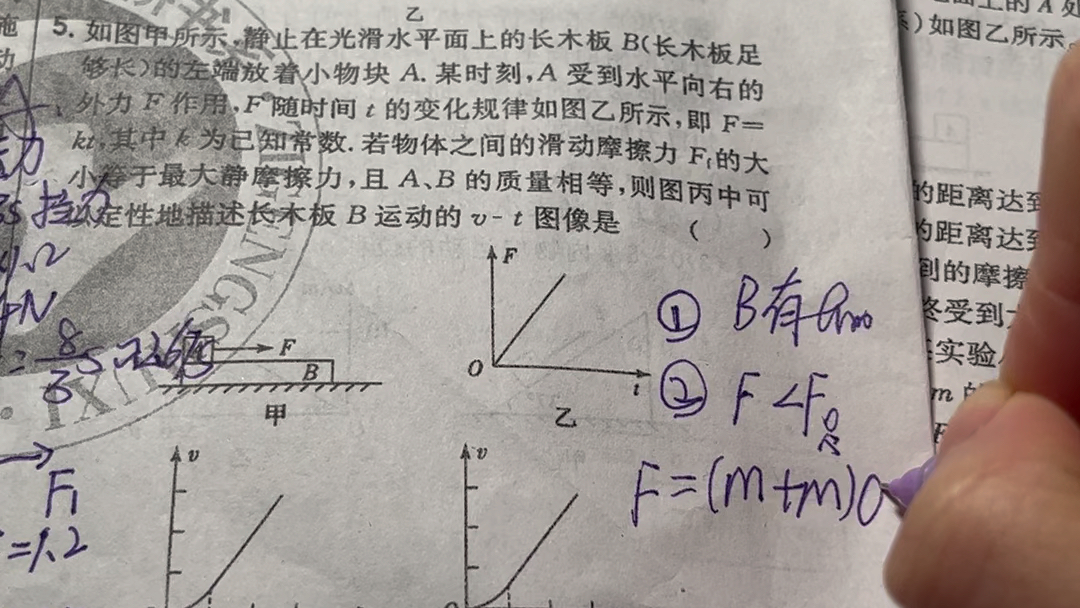 图像专题第5题板块模型