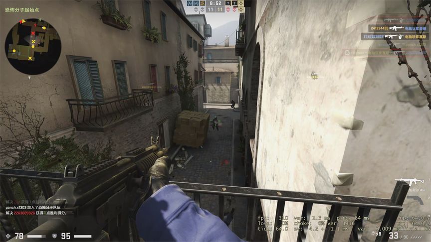 CSGO 撸匪的咖喱 死亡竞赛意大利这个图的要领 卡位不停的撸咖喱