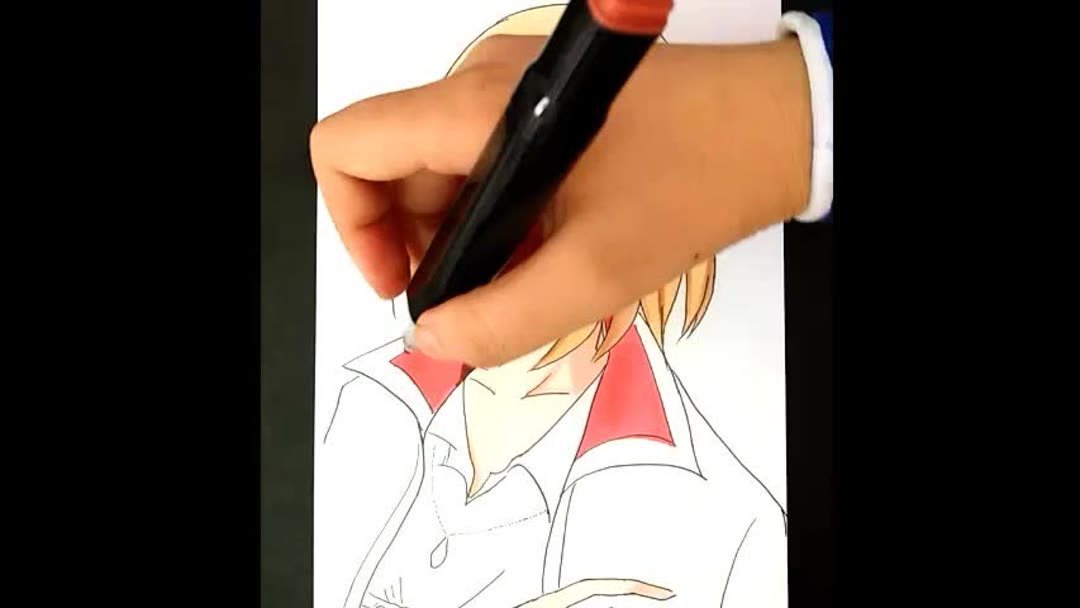 马克笔手绘【哈尔的移动城堡 哈尔】