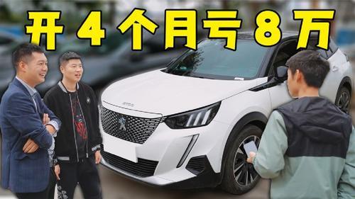 小伙卖冷门法系电动车,4个月亏8万!下台车还买新能源?