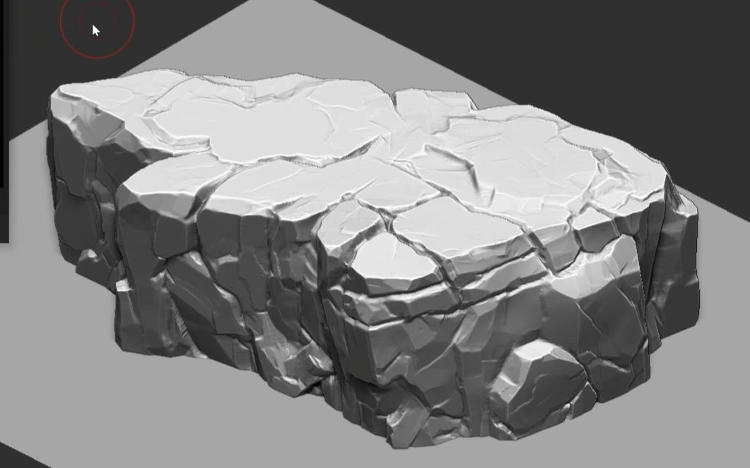 【ZBrush】次世代场景山石雕刻!纯雕刻教程