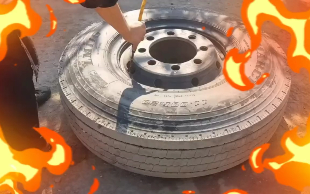 巴铁网红是如何修复汽车轮毂,废物利用,转手卖大价钱变富商