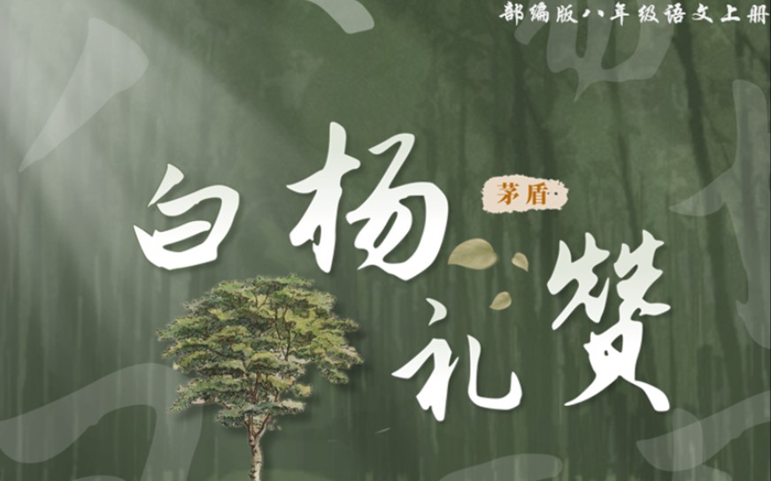 《白杨礼赞》:由树及人的礼赞,这不仅仅是一篇散文‼️课件PPT