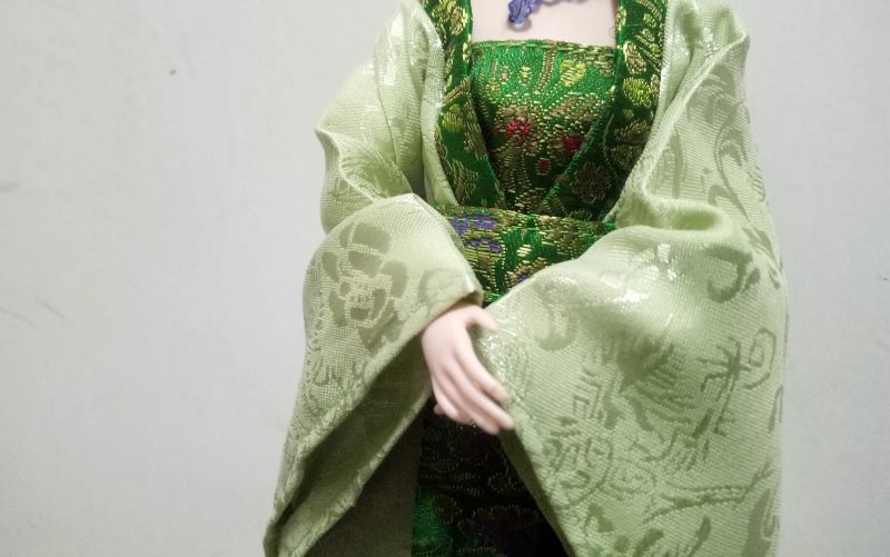 娃衣——绿色系古装制作过程