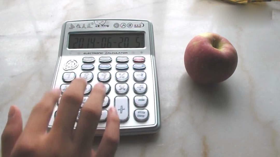 计算器也能弹出《小苹果》,真的是神曲!