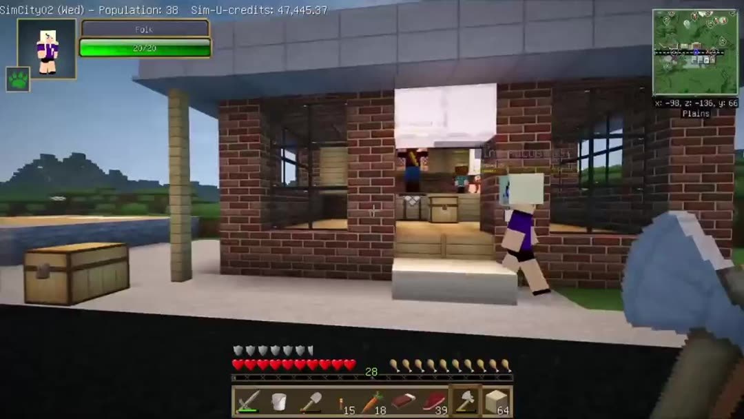 我的世界※Minecraft※模拟城市生存第二季 Ep.16 公园完成