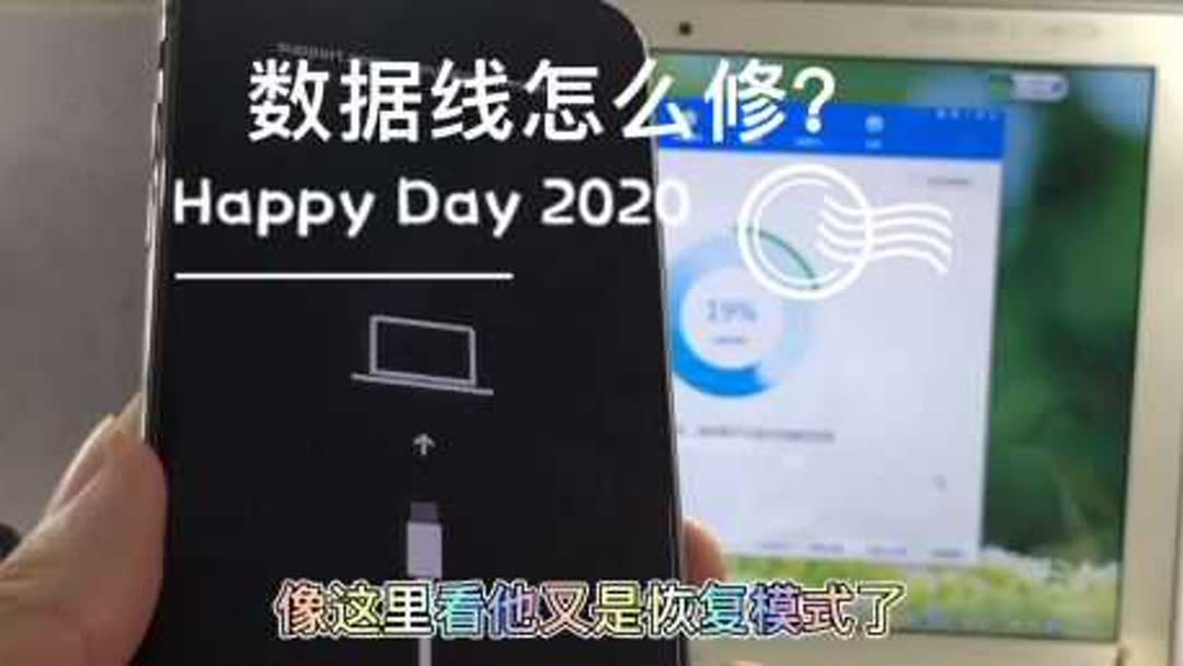 iPhoneX数据线刷机不出进度是硬盘问题?No看复活师是怎么处理的