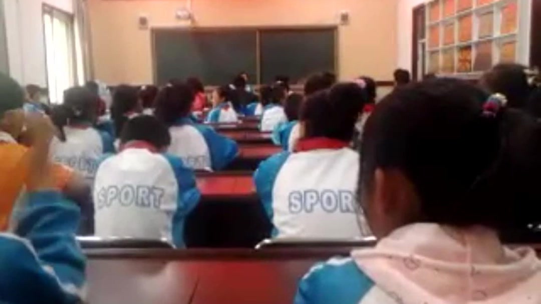 小学生《我的中国梦》演讲比赛现场