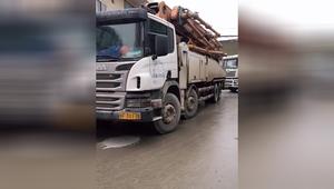 斯堪尼亚卡车用来干工程的可不多见