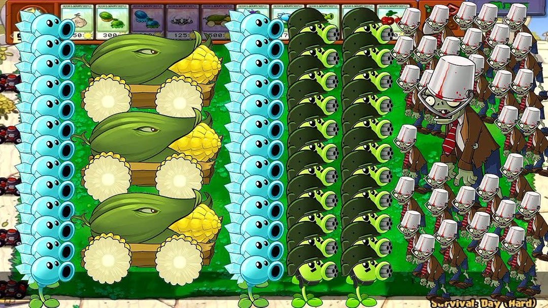 植物大战僵尸:999只倭瓜僵尸入侵,小推车瞬间秒杀!