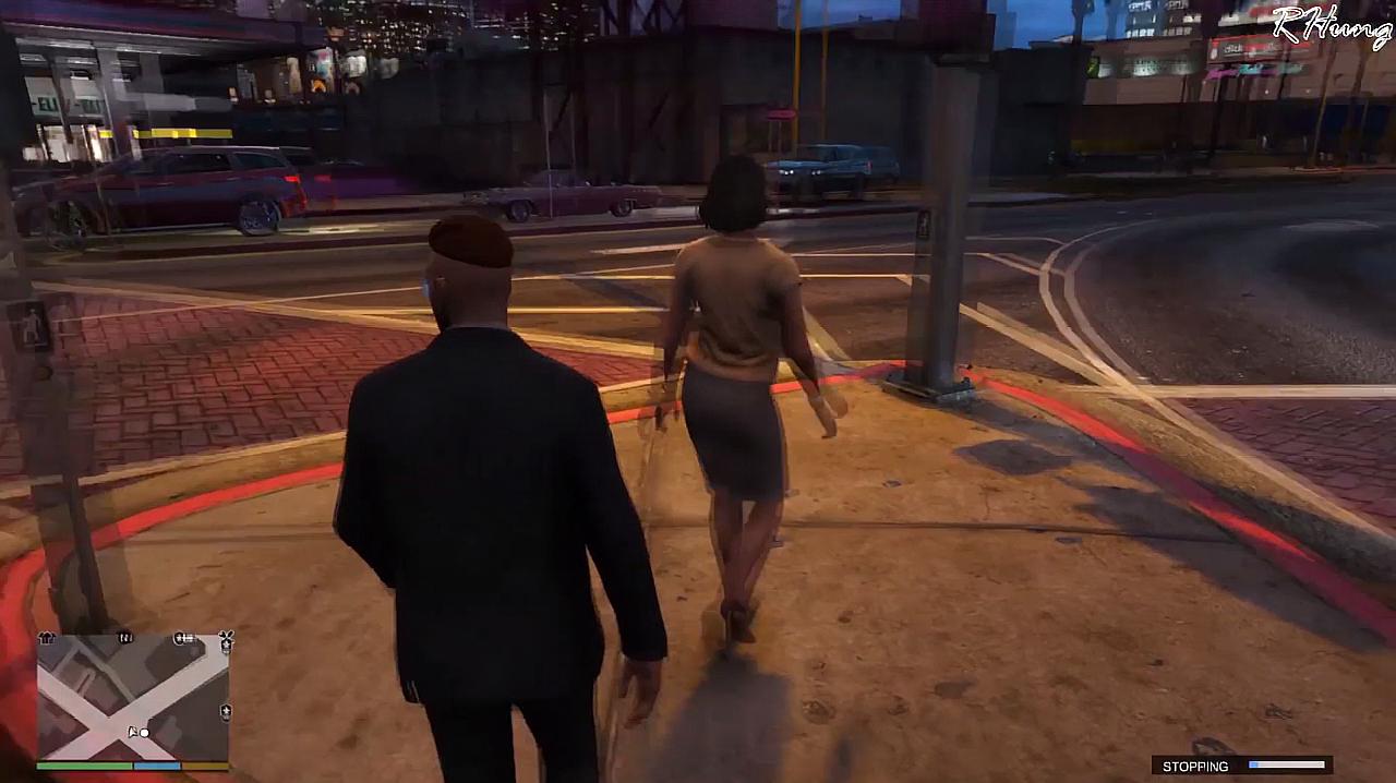 GTA5:警察模组!驾驶宝马i8执行扫黄任务,这个小姐太无视阿航了