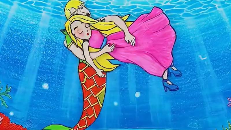 定格动画:人鱼王子和小女孩的历险记