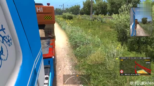 欧卡2:公路之王斯堪尼亚卡车运送货物出货场