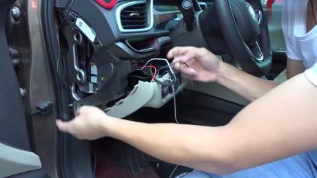 别克英朗自动大灯安装演示