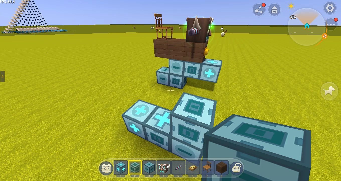 迷你世界:教你如何使用滑动方块,制造出能自己动的摩托车