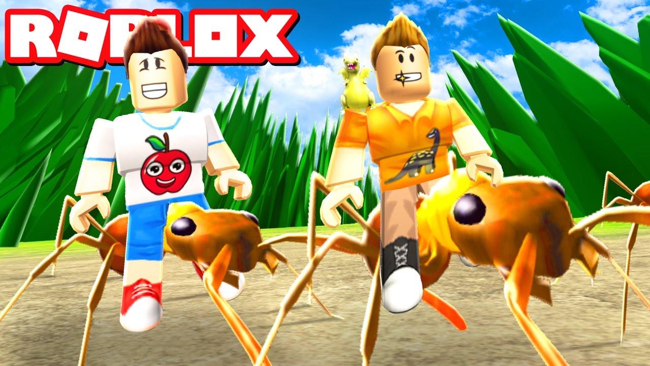 小飞象解说 Roblox蚂蚁模拟器 去别人家抢东西? 虫虫危机争夺食物!