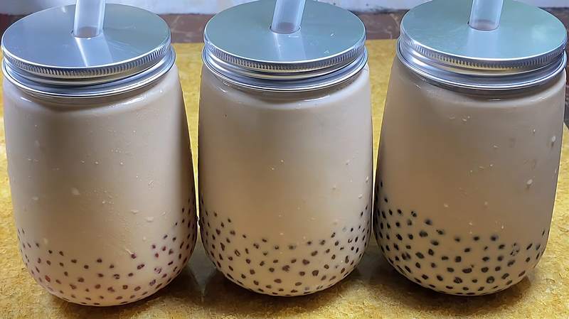 教你在家做三种珍珠奶茶,简单实惠,珍珠软弹劲道,奶茶浓郁香甜