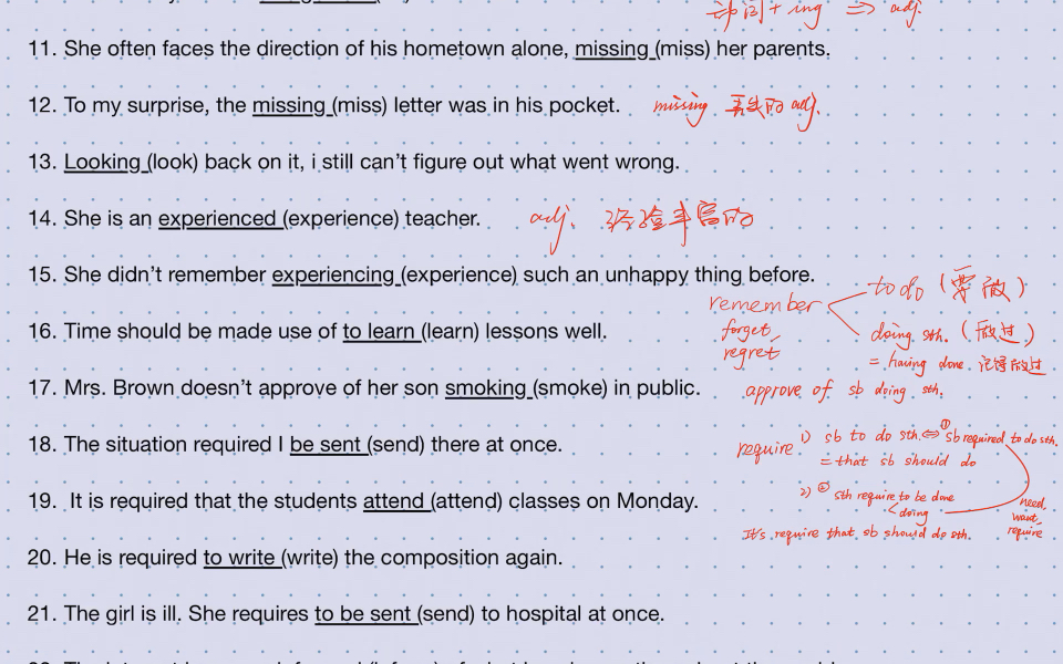高中英语-动词填空习题exercise1下