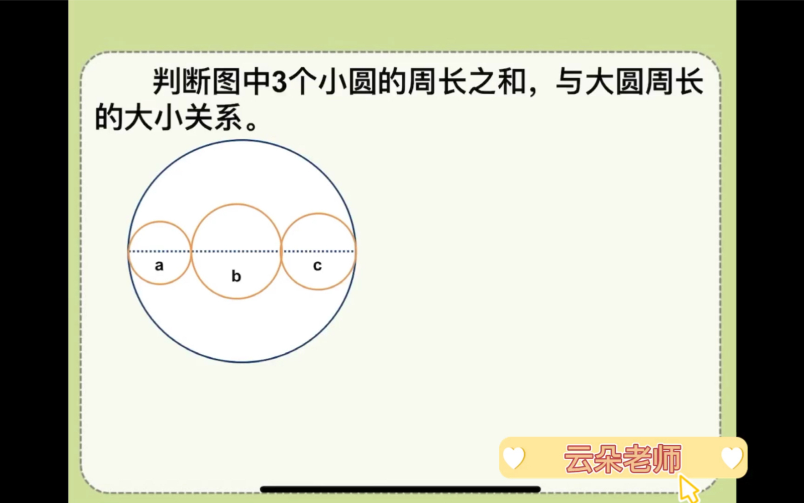 圆的周长重难点题,不用计算就能得到答案,快来看