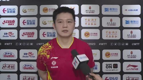 樊振东说想到什么就去做了 樊振东赛后采访:整体比赛的专注投入做的.