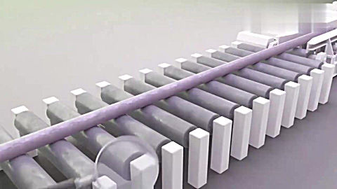 3D动画很清晰直观的展示了弯管的制造原理,看完真是很长见识!