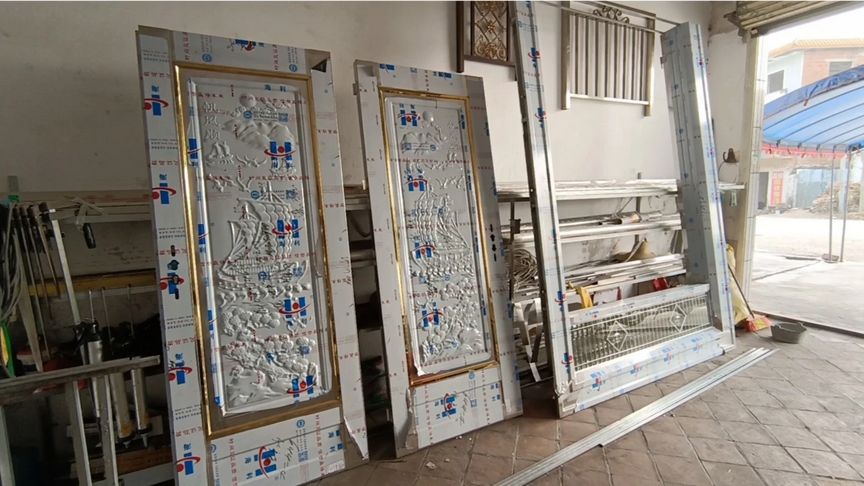 不锈钢门制作过程