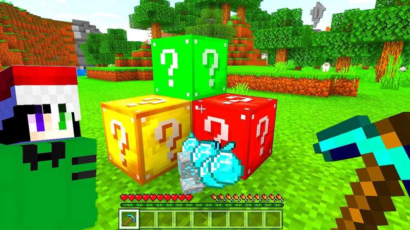 游游解说我的世界:幸运方块挖到9999个无尽之锭?