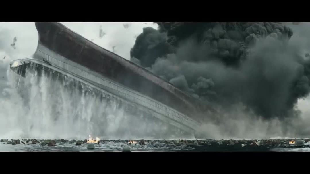最新二战电影 日本大和号战舰被摧毁 让人看的热血沸腾!