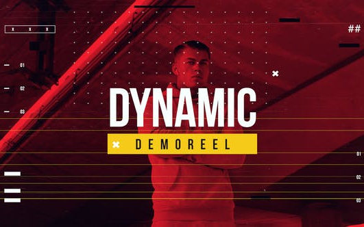 DaVinci Resolve达芬奇模板-分屏效果的动感激情的体育运动片头模板...