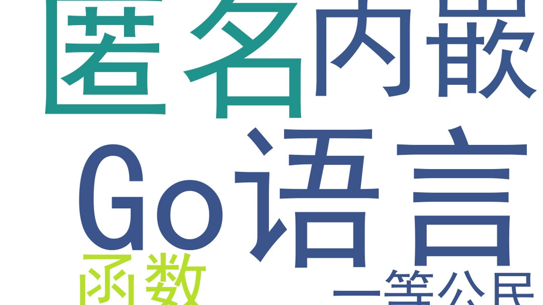 Go语言 匿名函数 函数赋值给变量 立即调用匿名函数 函数中的函数