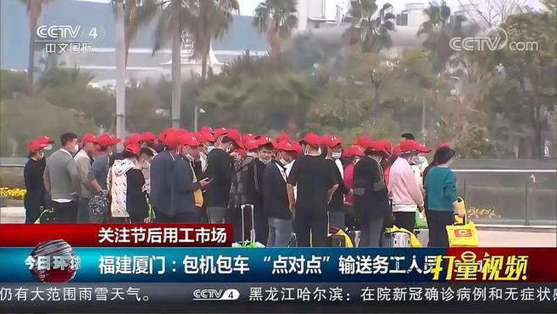 关注节后用工市场:广州街头现招工老板排队被人挑|今日环球
