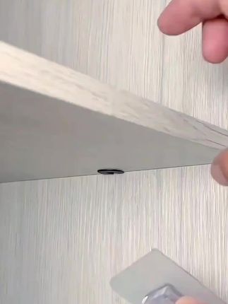 加强款无痕粘贴层板托免打孔隔板层拖固定托角码托钉层板固定配件#...