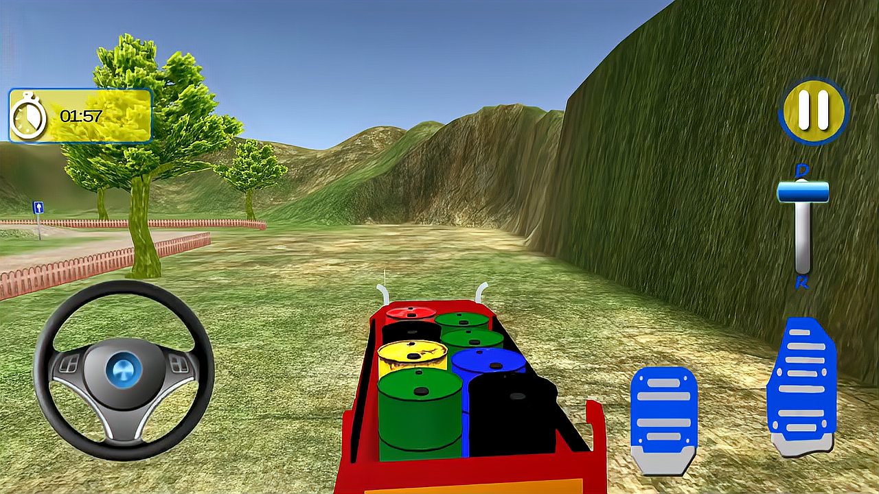 汽车模拟器 越野货物运输!汽车游戏