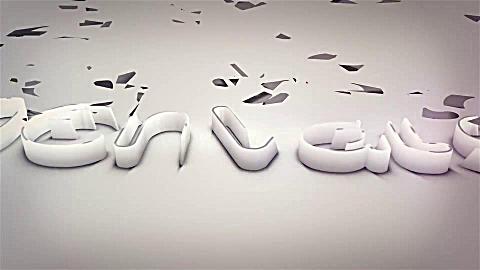 A2543 AE模板-三维3D描边生长 碎片汇聚 文字标题标志展示 LOGO...