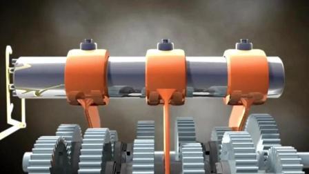 涨姿势:摩托车手动变速器工作原理,3D结构演示