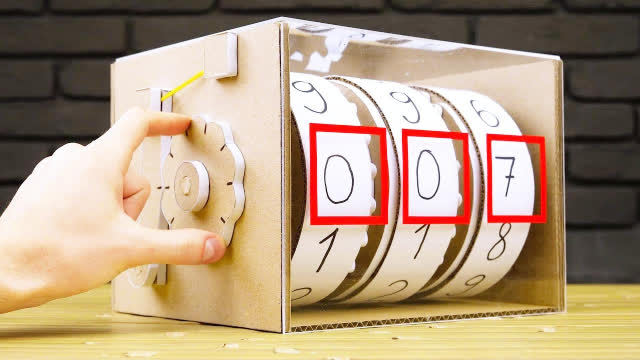 牛人教你用纸板做个机械计数器,用这个计数瞬间厉害了!