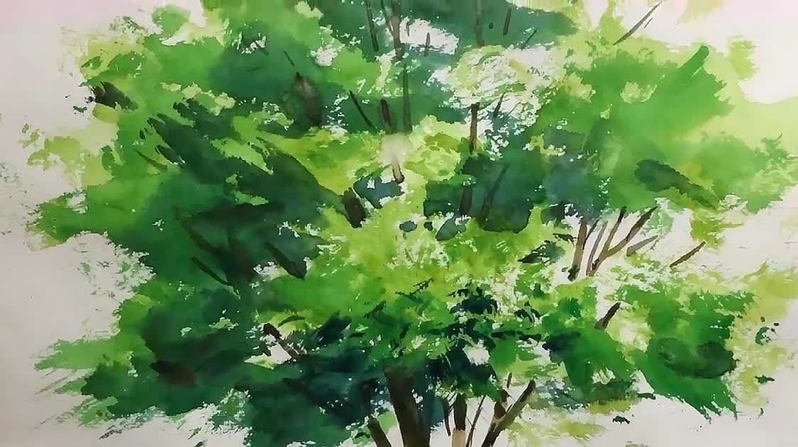 简直不敢相信这是水彩画,看的人眼睛都直了,网友:太漂亮了!