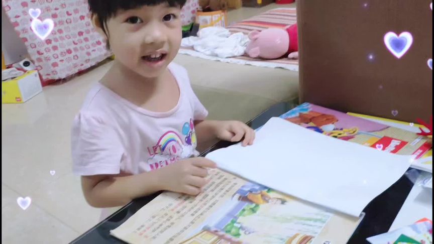 琪宝读完人生第一个寓言故事《叶公好龙》#阅读是一种习惯