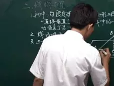 高一数学-课堂实录15-16立体几何的定理体系