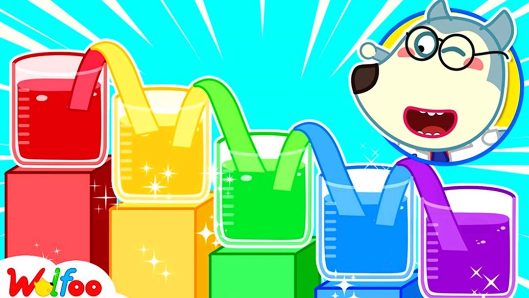 沃尔夫动画:如何正确的认识颜色,让小狼用水果带你进入五彩世界