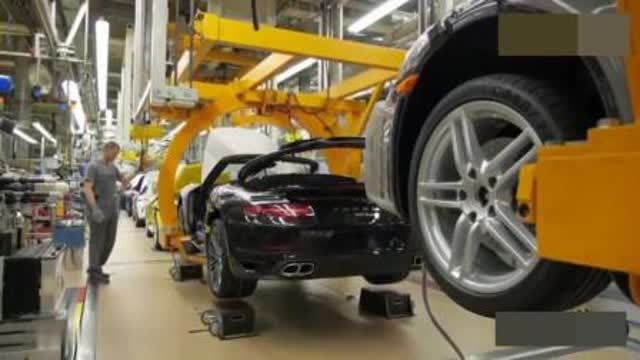实拍保时捷汽车911的生产制造过程,自动化和纯手工完美结合