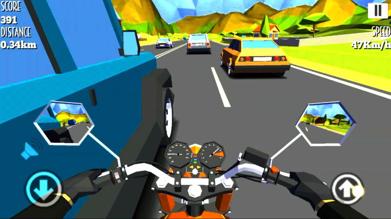 极速游戏解说 摩托车模拟器搞笑版,每次碰瓷都有人给高额费用