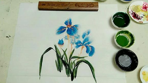 用水墨画出简单的美